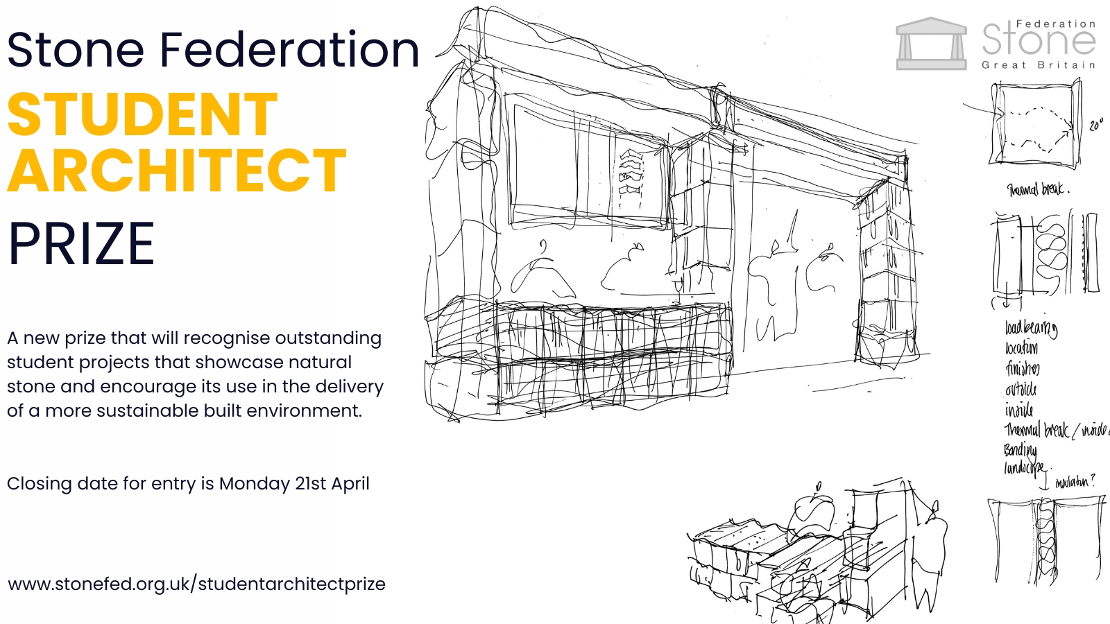 Stone Federation Student Architect Prize - Stone Federation GB