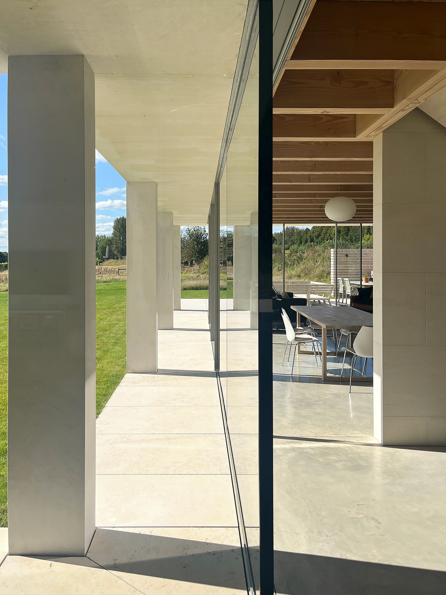 Field House by Wilkinson King Architects: A Hybrid Structural Stone Case Study - Stone Federation GB